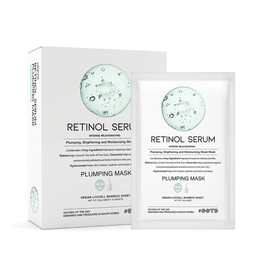 Retinol Serum Plumping Face Mask – MIRUSKINCARE